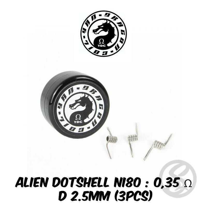 Coils Alien dotshell ni80 - Yan Dragon Coil - Optimisé DotTank